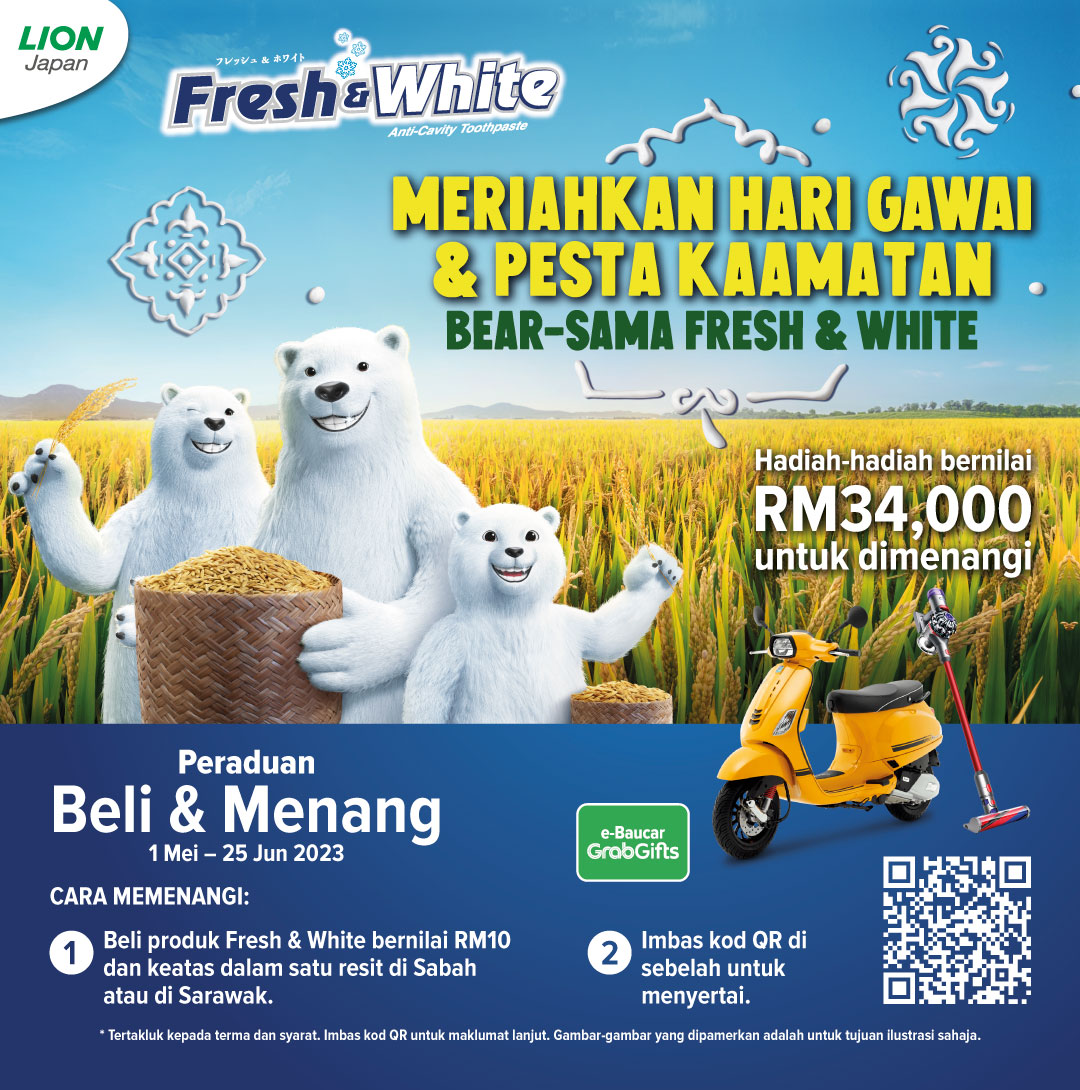Peraduan Beli & Menang Meriahkan Hari Gawai & Pesta Kaamatan Bear-sama ...