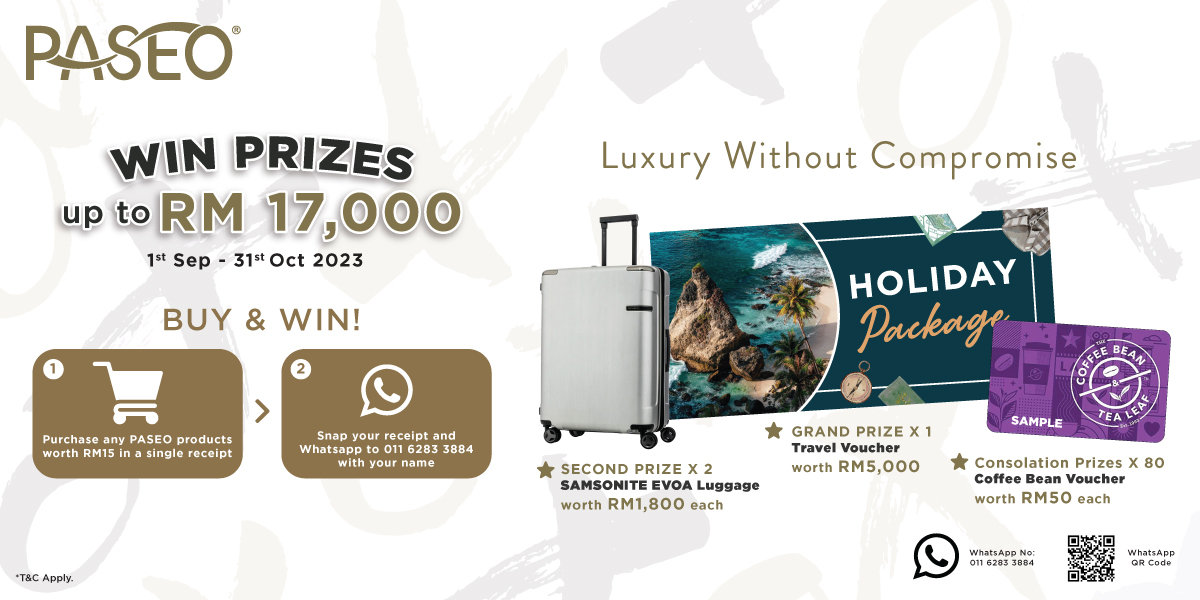 Paseo Buy & Win Contest - Guppyrock