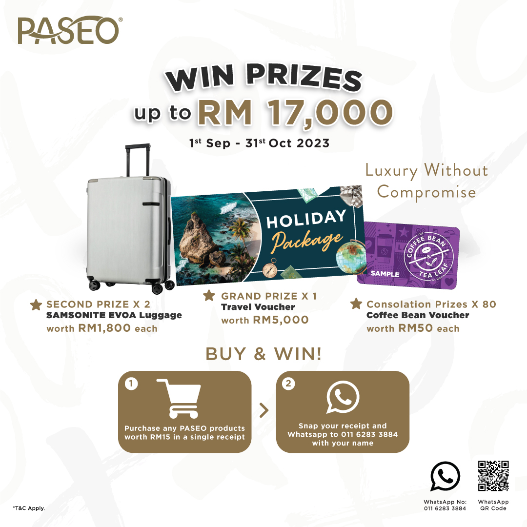 Paseo Buy & Win Contest - Guppyrock