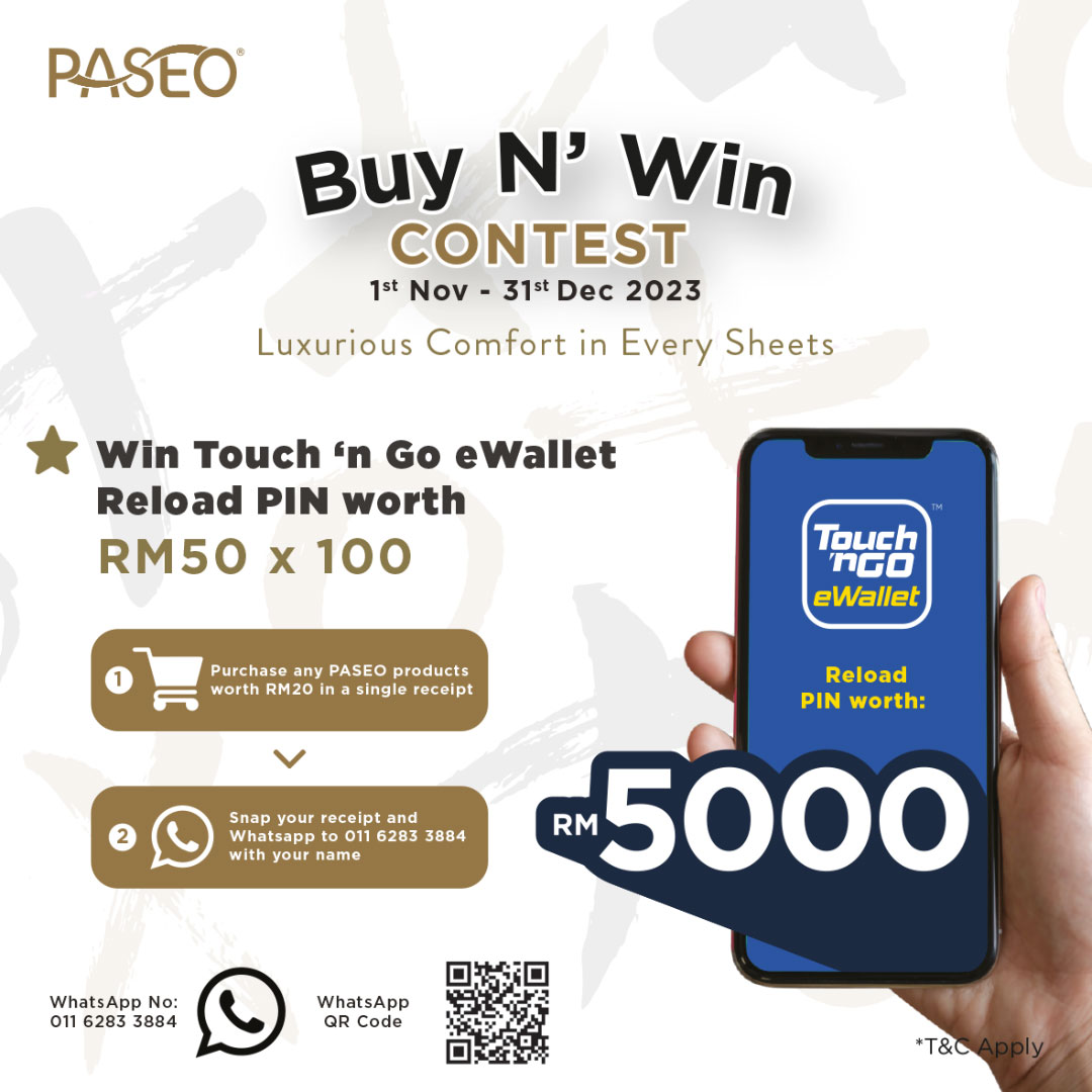 Paseo Buy N’ Win Contest (Exclusive at Village Grocer) – Guppyrock